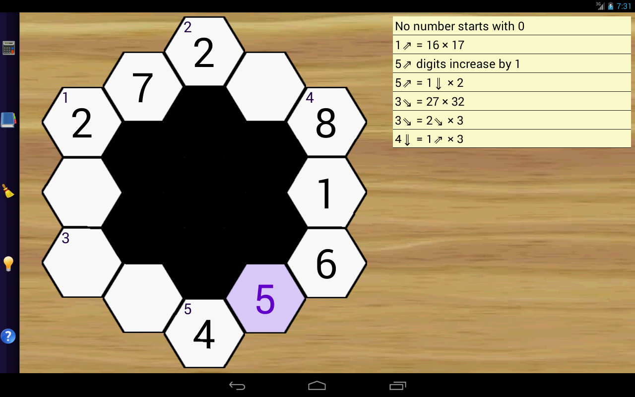 RikkiGames - Math Hexagon Puzzles